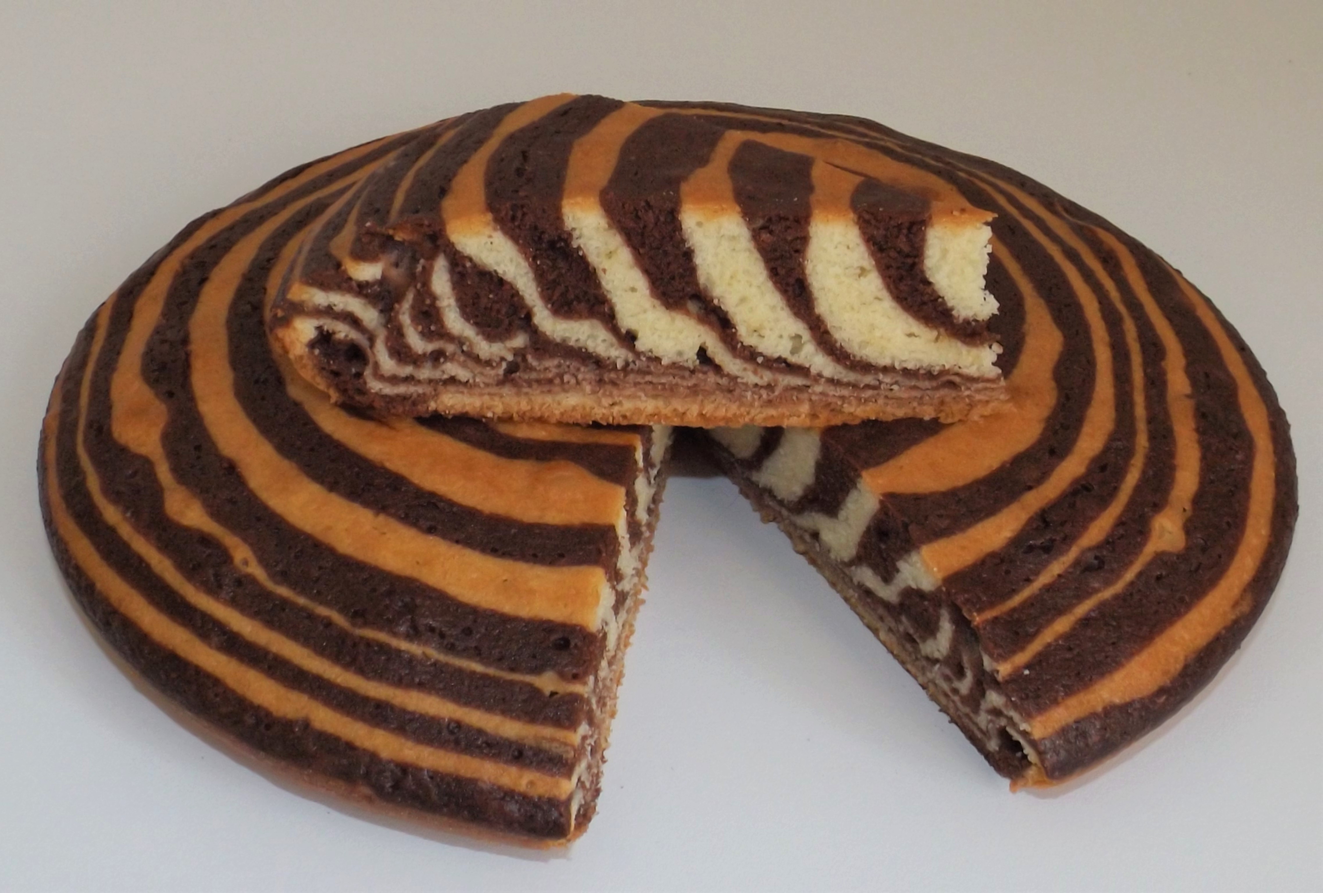 Gâteau zébré ou zebra cake